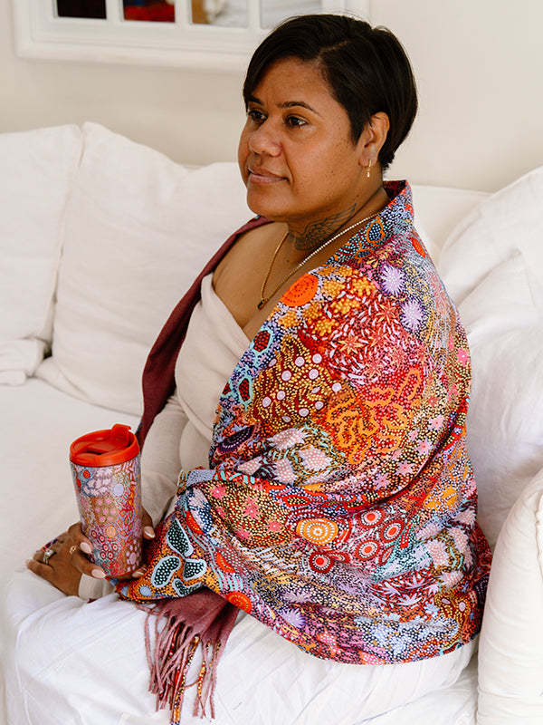 Aboriginal Grandmother's Country Scarf