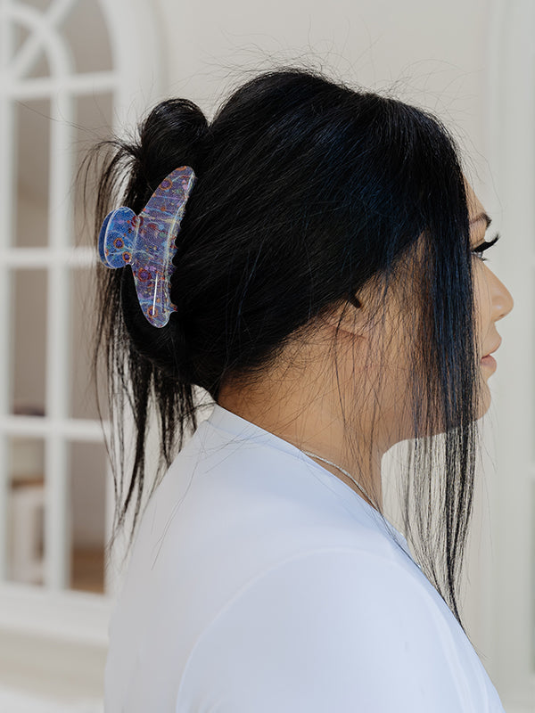 Aboriginal Morning Mist Hair Claw Clip
